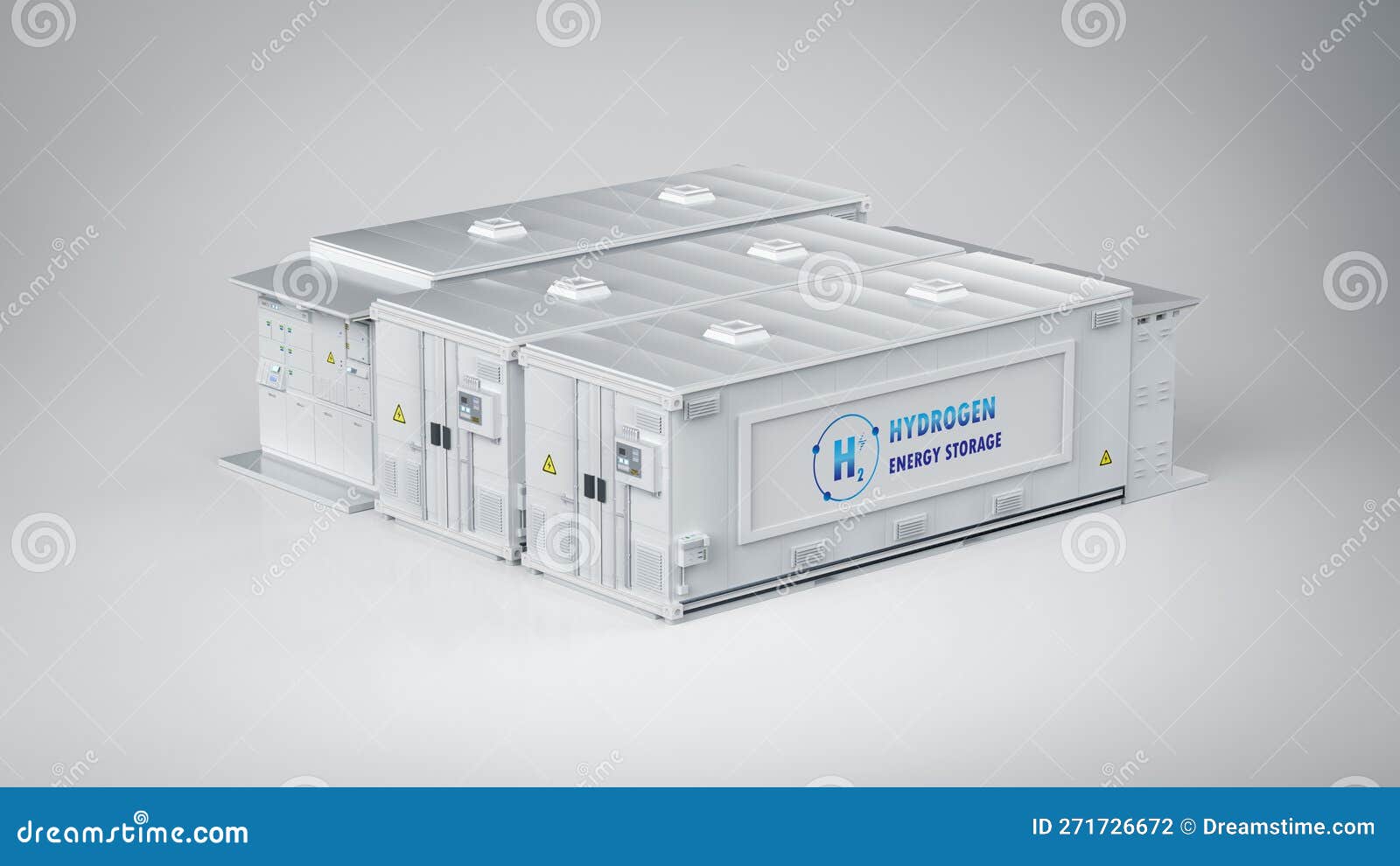 Energy Storage System or Battery Container Unit with Hydrogen Power ...