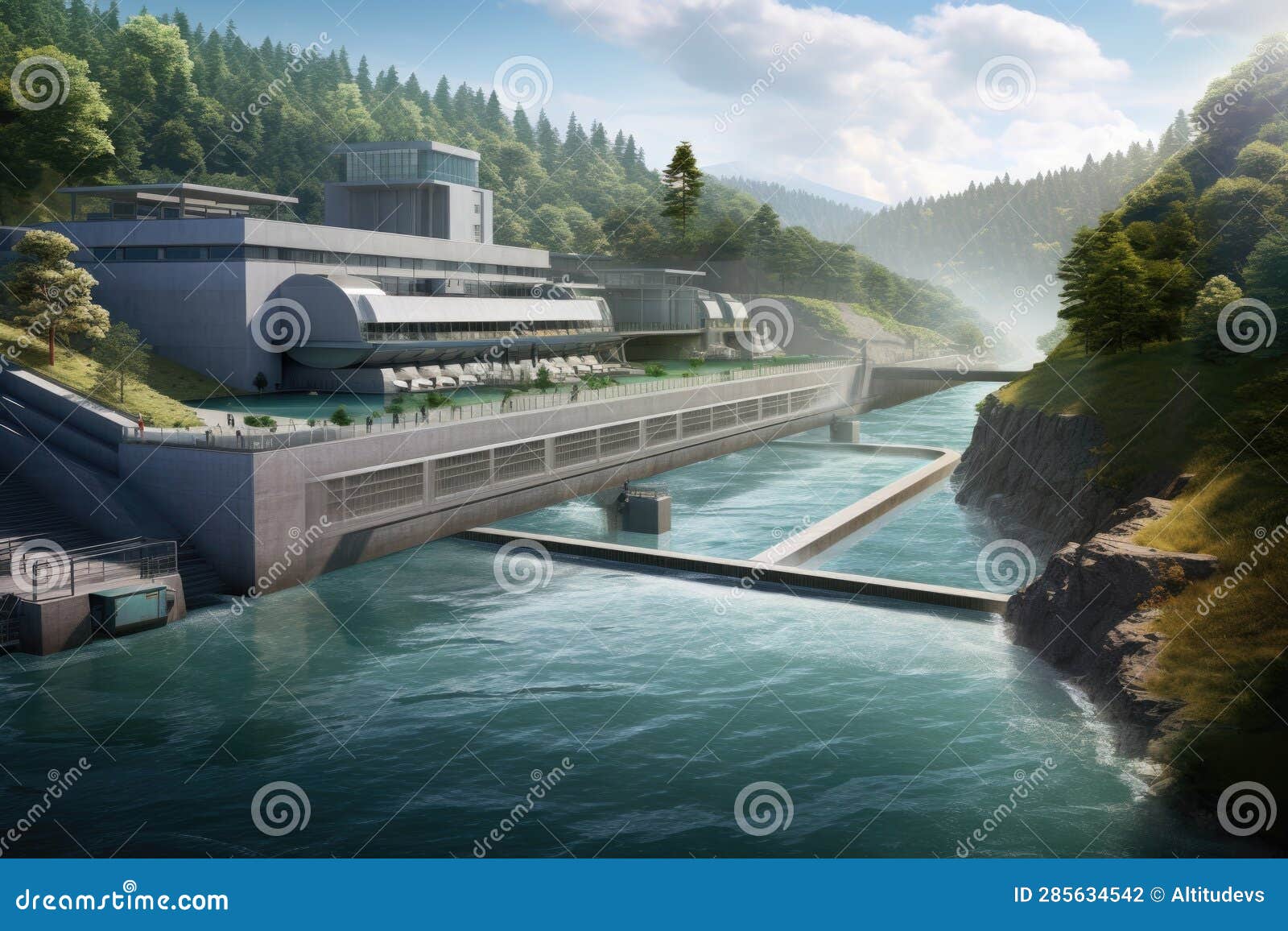 Energy Storage Systems Integrated with Hydroelectric Dam Stock ...