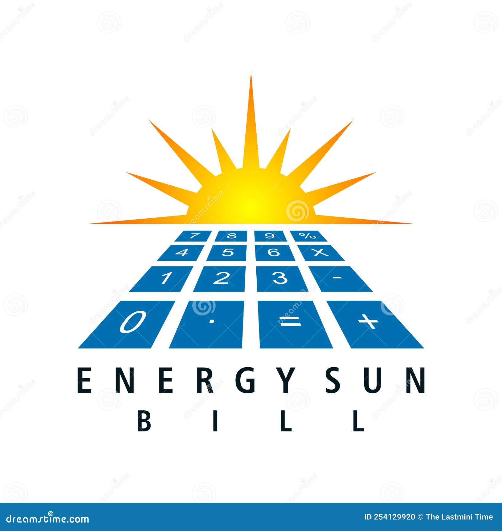 Energy Sun Logo Design Vector Stock Vector - Illustration of circle ...