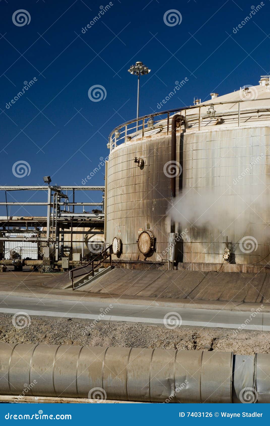 Energy Tank stock photo. Image of electrical, power, walkway - 7403126