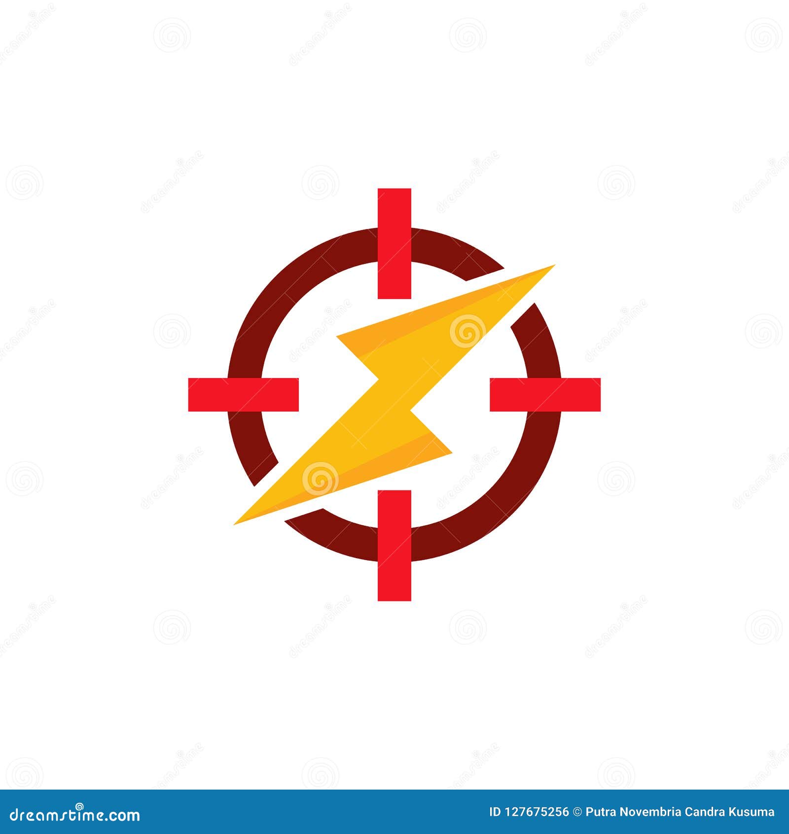 Energy Target Logo Icon Design Stock Vector - Illustration of branding ...