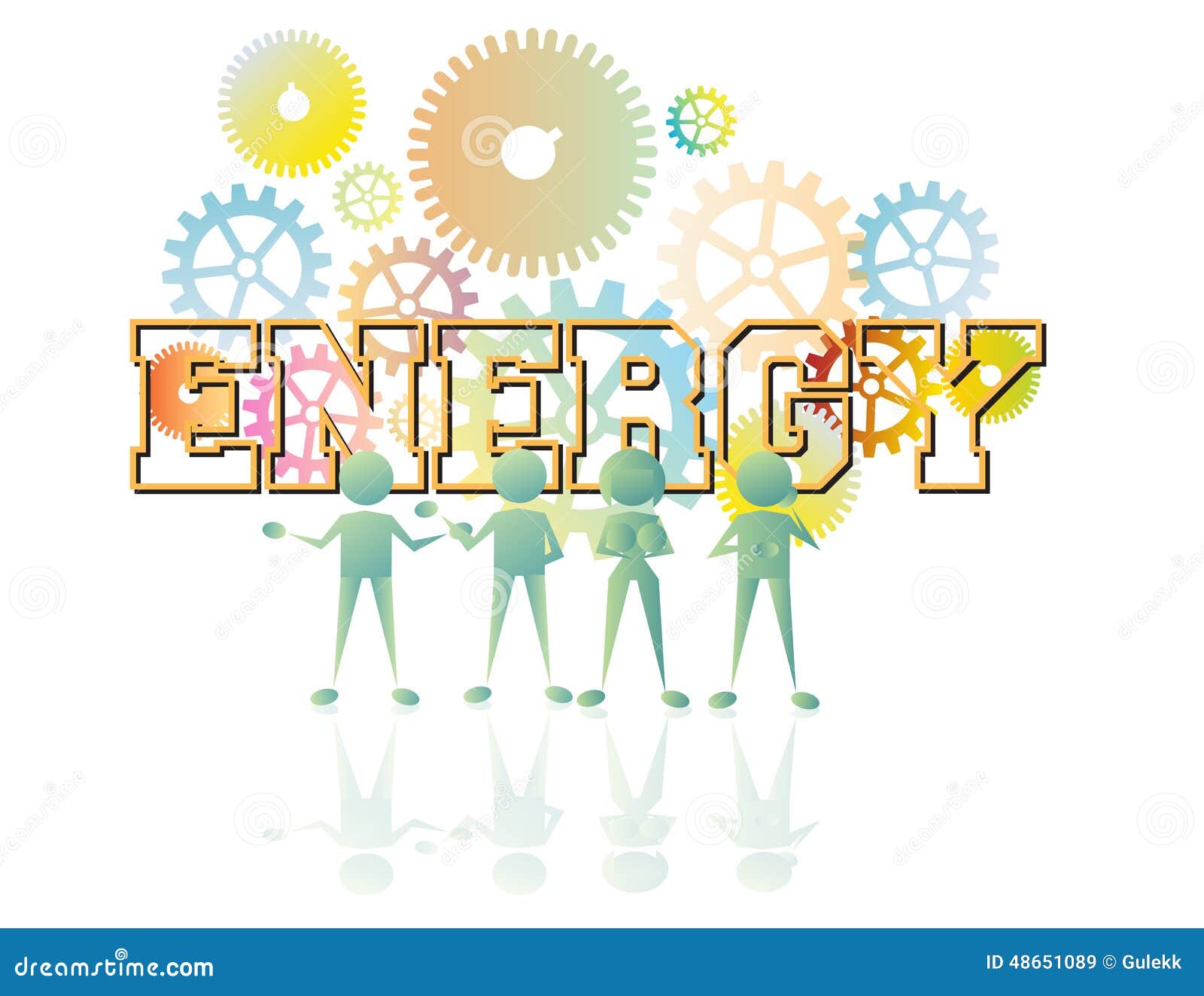 Energy stock illustration. Illustration of gears, source - 48651089