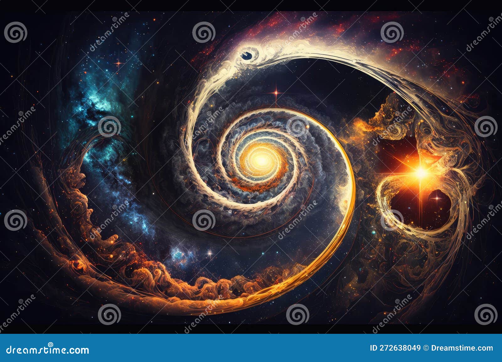 Energy of the Universe in Motion, with Stars and Galaxies Drifting ...