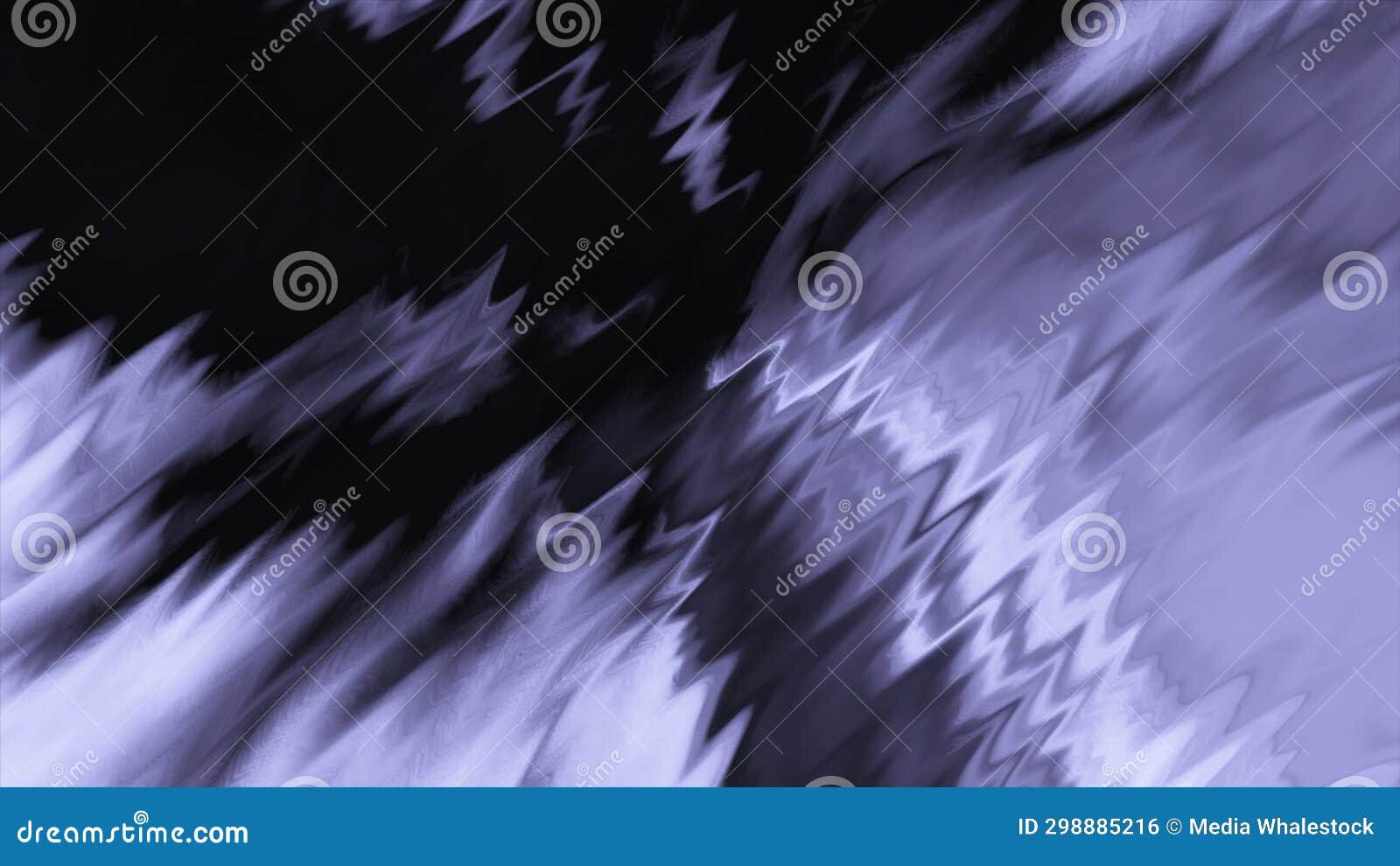 Energy Vibrations in Mirror Flow. Motion. Blurred Flow with Wavy Liquid ...