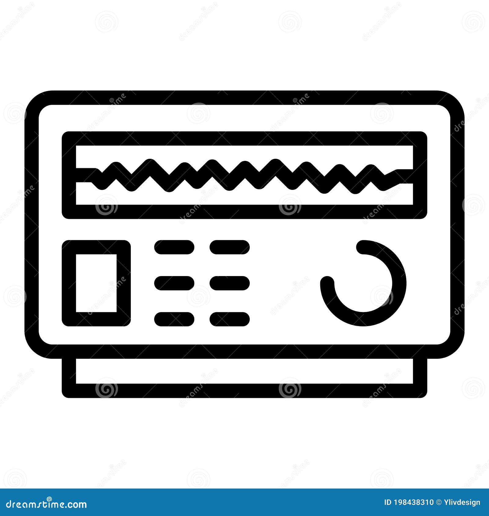 Energy Voltage Regulator Icon, Outline Style Stock Vector ...