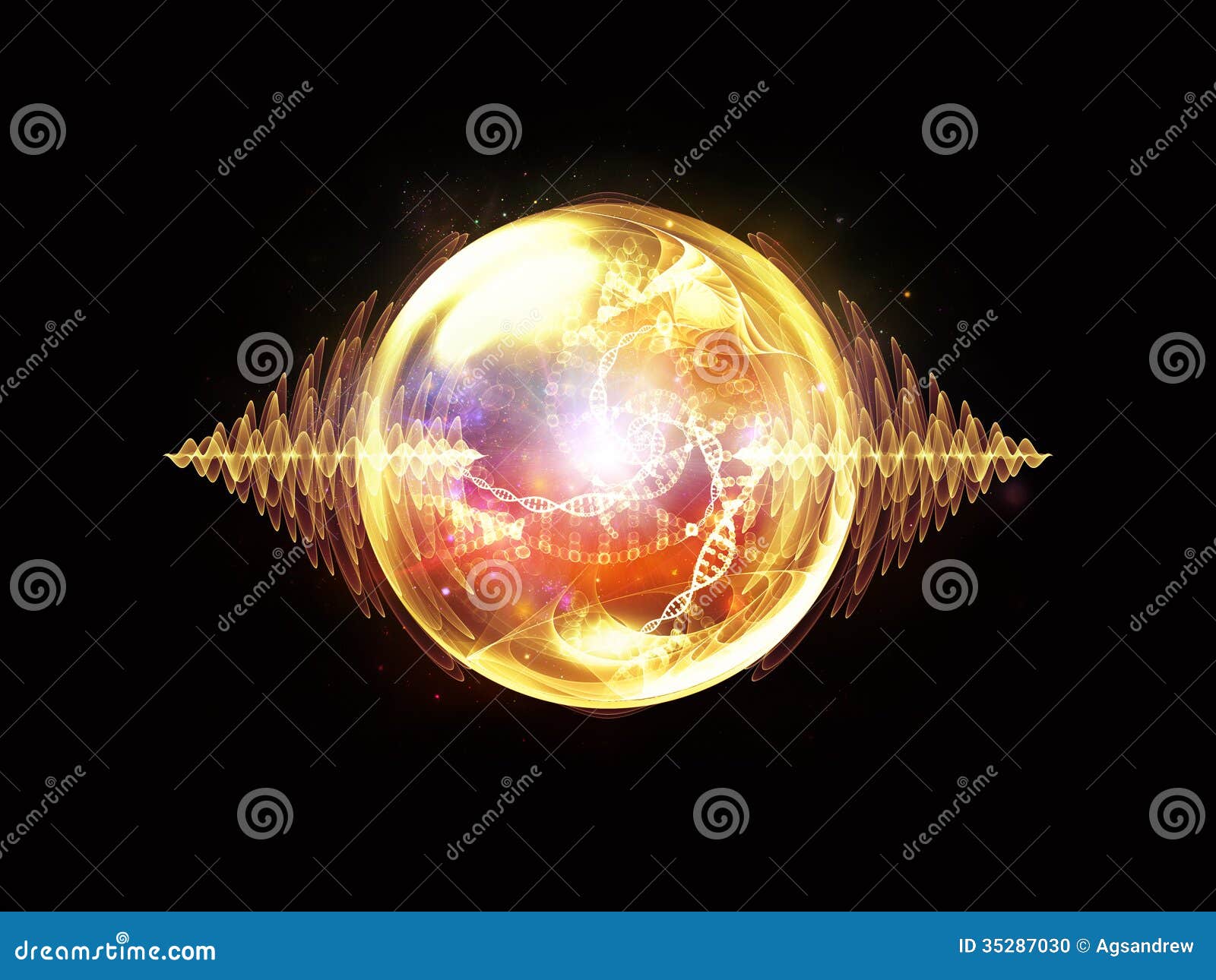 Energy of Wave Particle stock photo. Image of composition - 35287030
