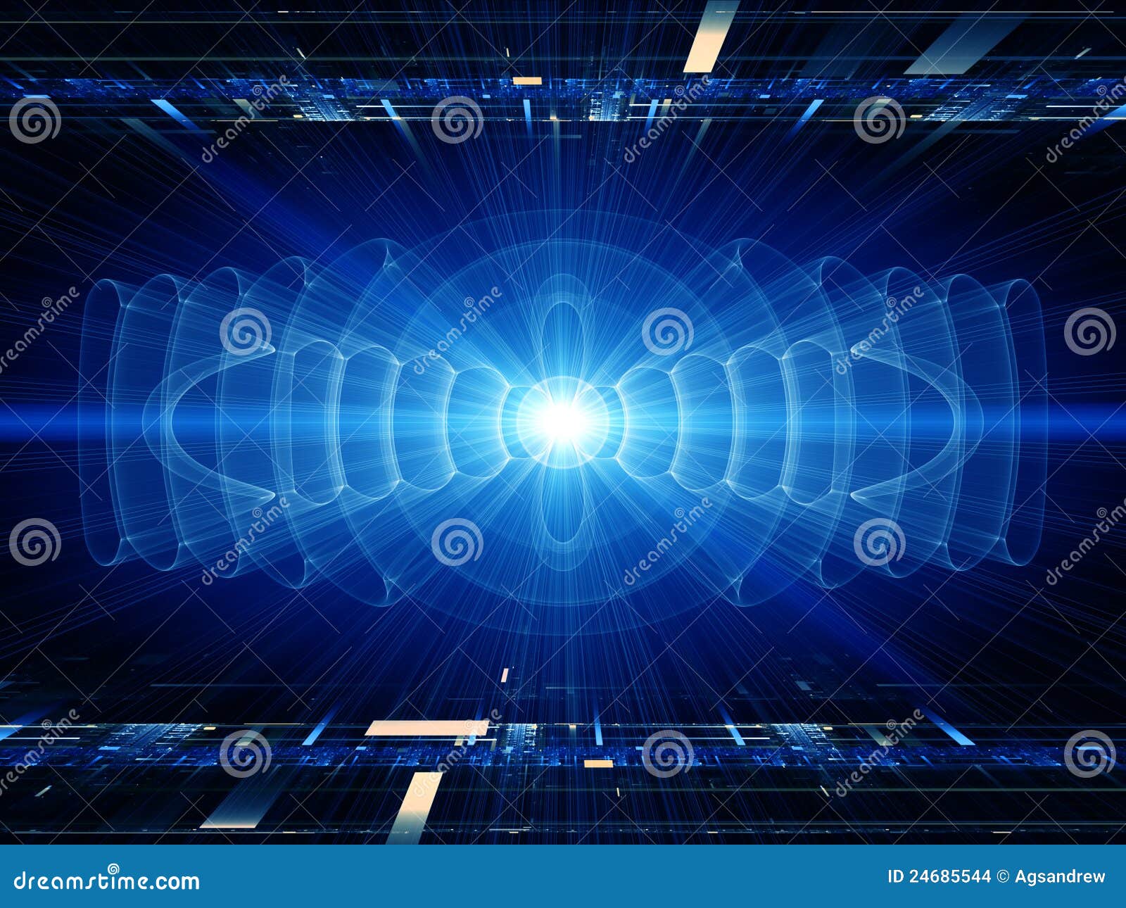 Energy waves stock illustration. Illustration of background - 24685544