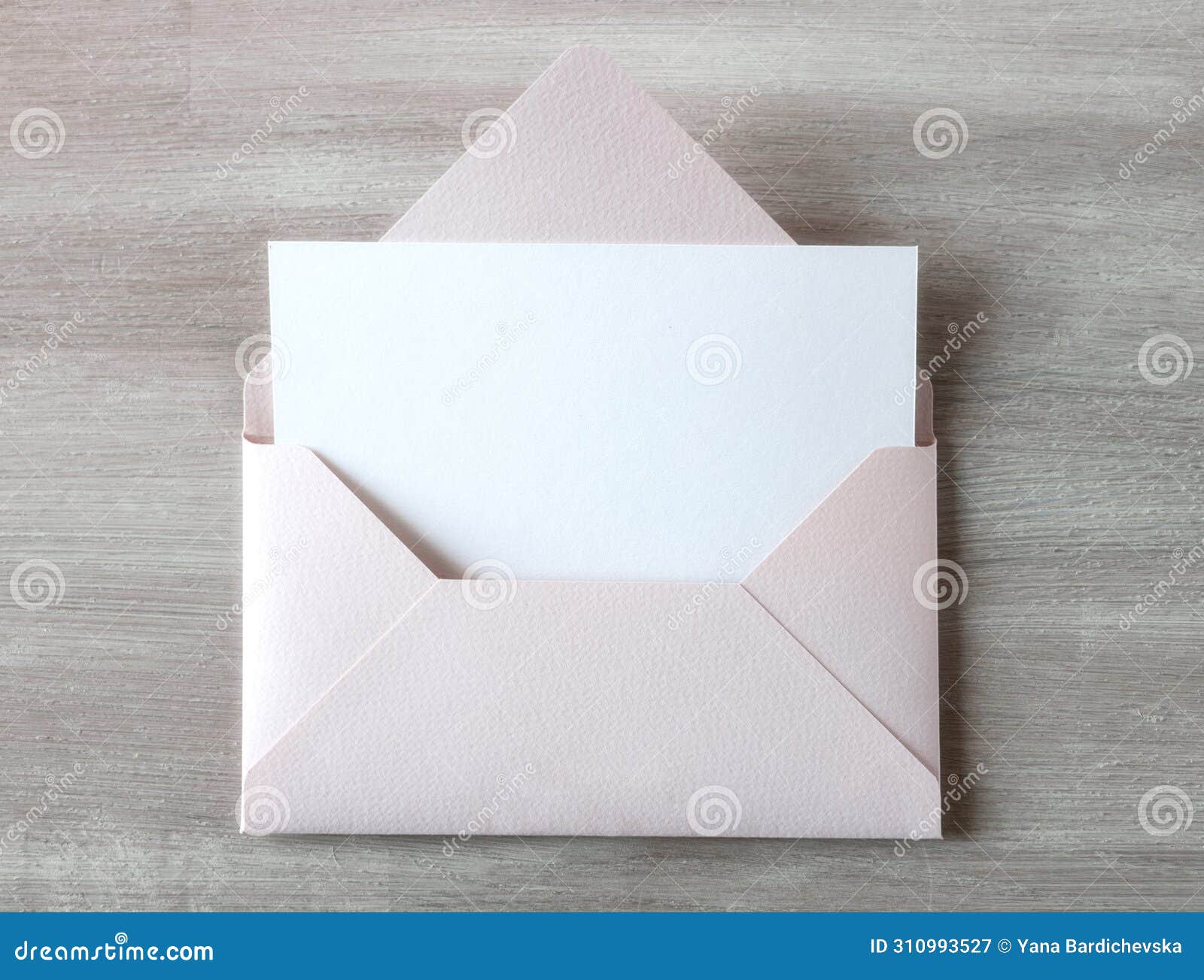 Enevelope Opened White Empty Sheet.Message,mail Stock Image - Image of ...