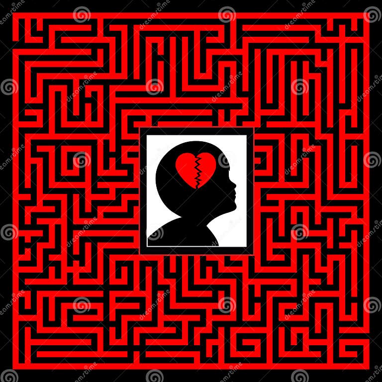 Enfant Avec Immense Chagrin Illustration Stock - Illustration du ...