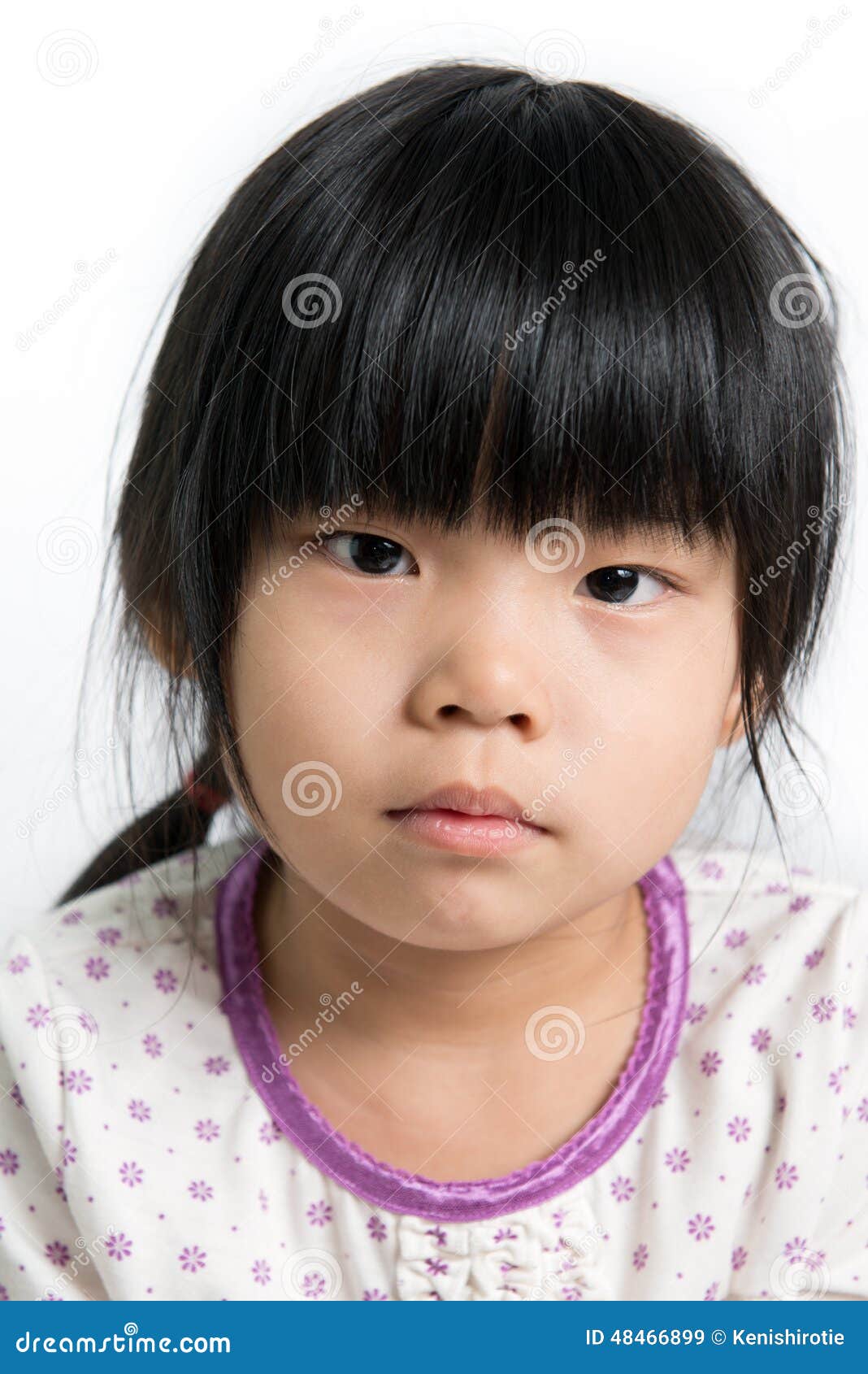 Enfant Avec Le Visage Triste Image stock - Image du gosse, preschooler ...