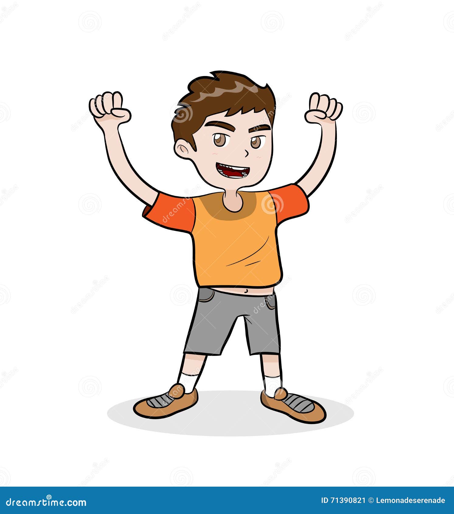 Enfant en bonne santé illustration de vecteur. Illustration du vecteur ...