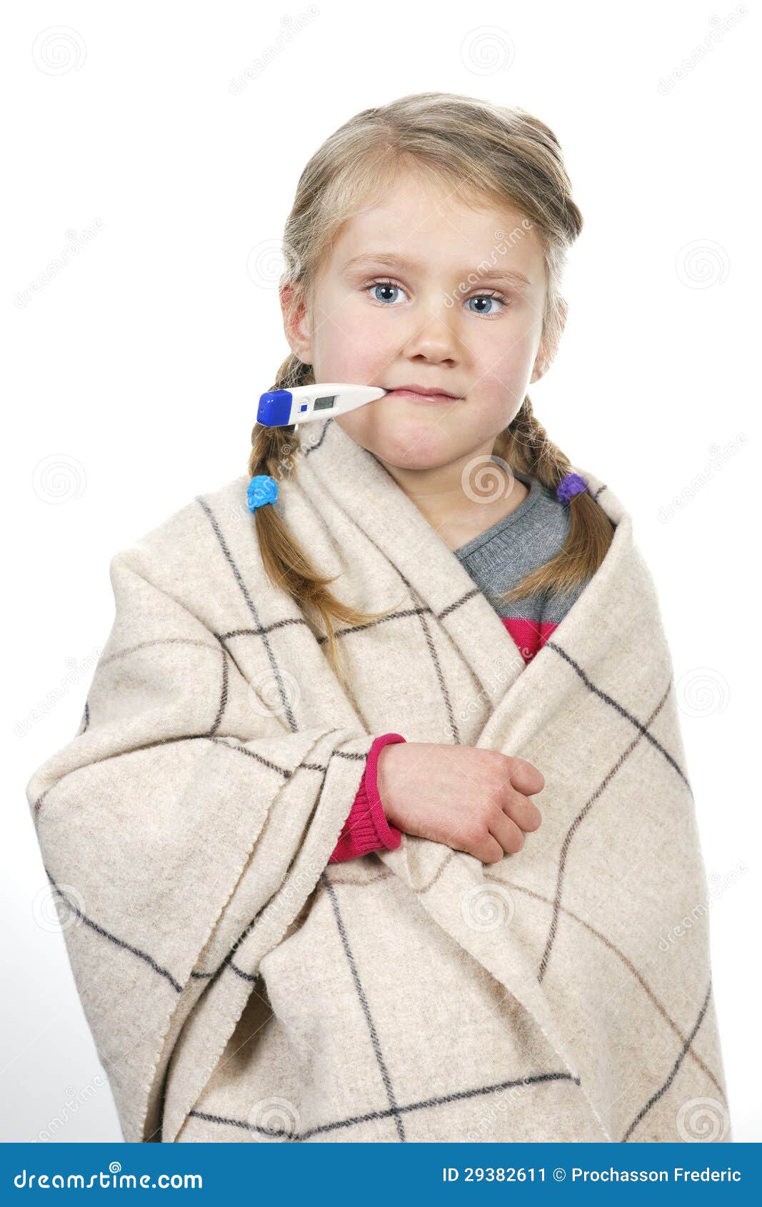Enfant malade image stock. Image du triste, mignon, malade - 29382611