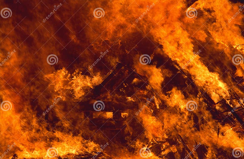 Enfer image stock. Image du allumé, enfer, arson, rouge - 4189213