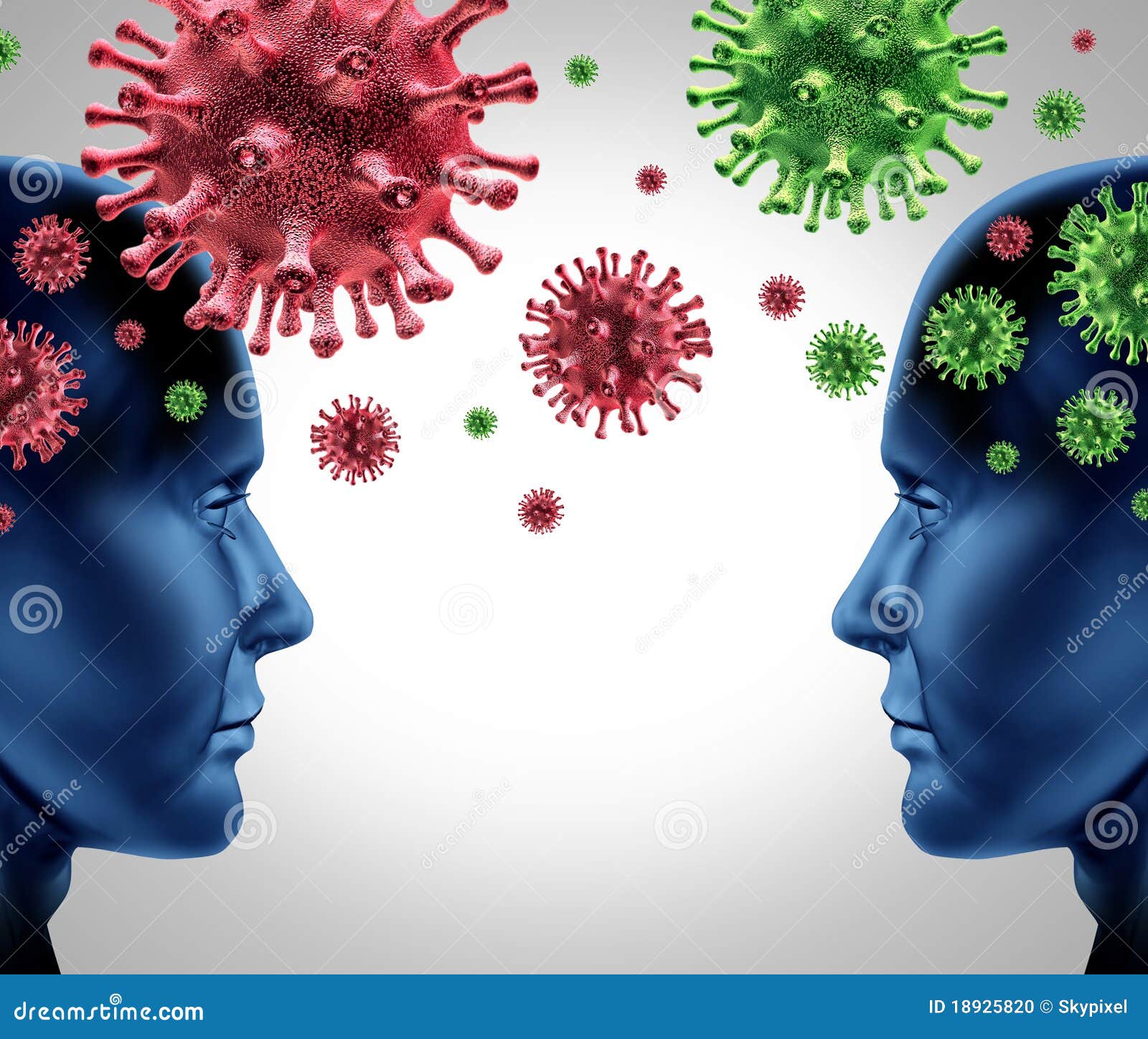 Enfermedad De Virus Contagiosa Foto de archivo - Imagen: 18925820