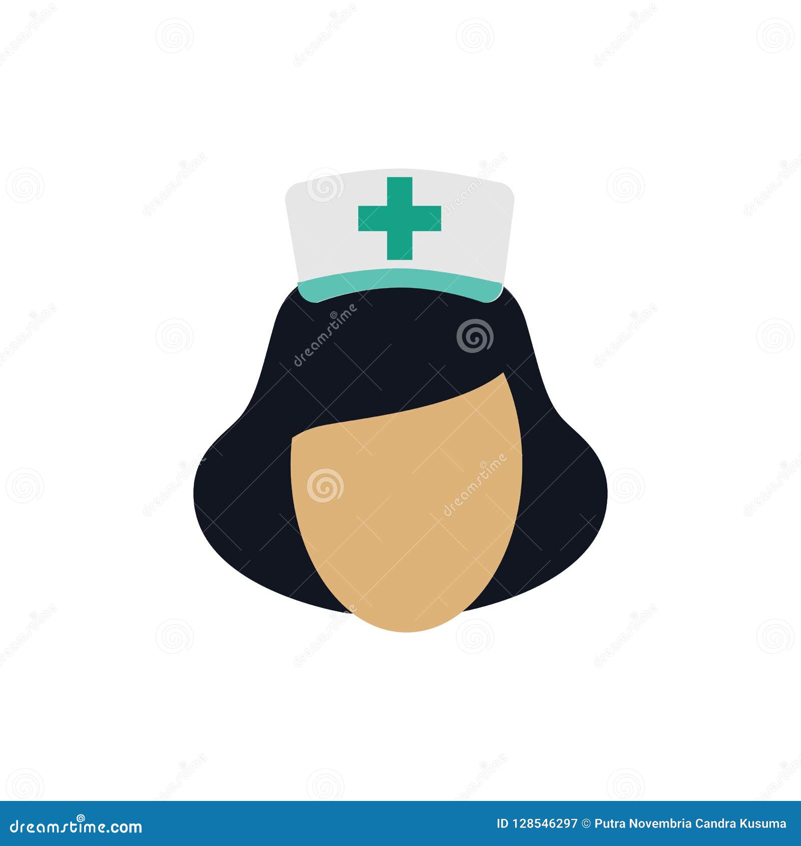 Enfermera Logo Icon Design ilustración del vector. Ilustración de ...