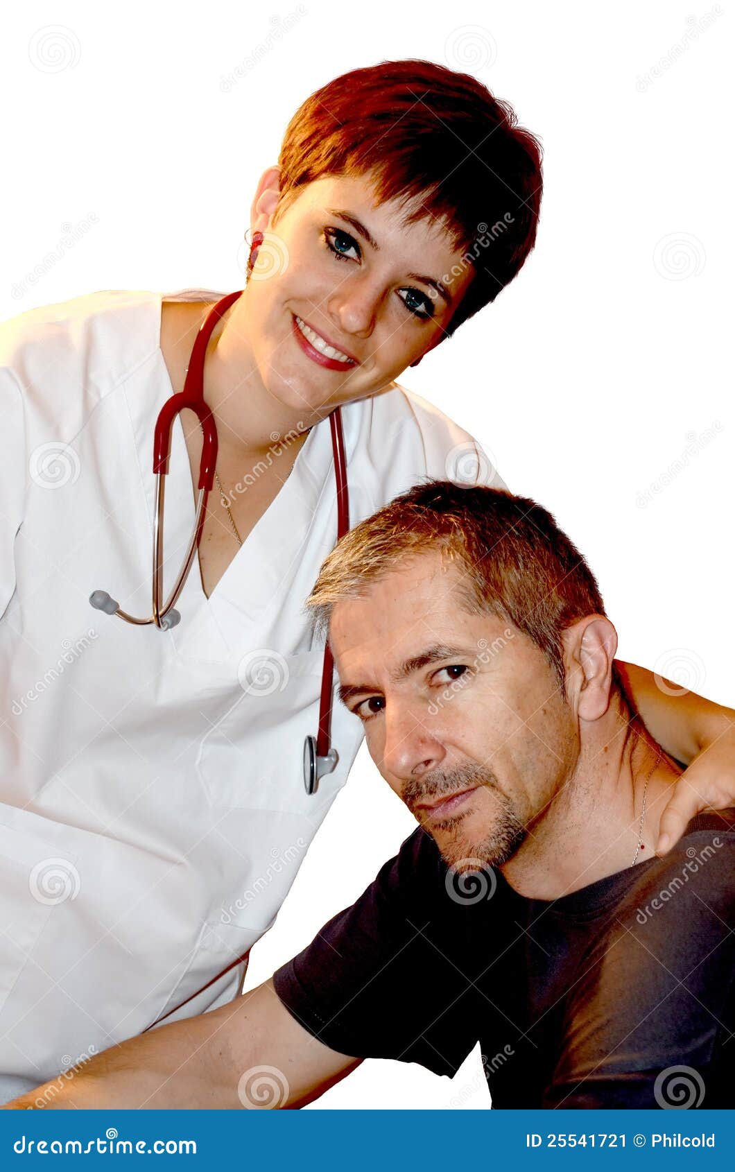 Enfermera y paciente imagen de archivo. Imagen de medicina - 25541721