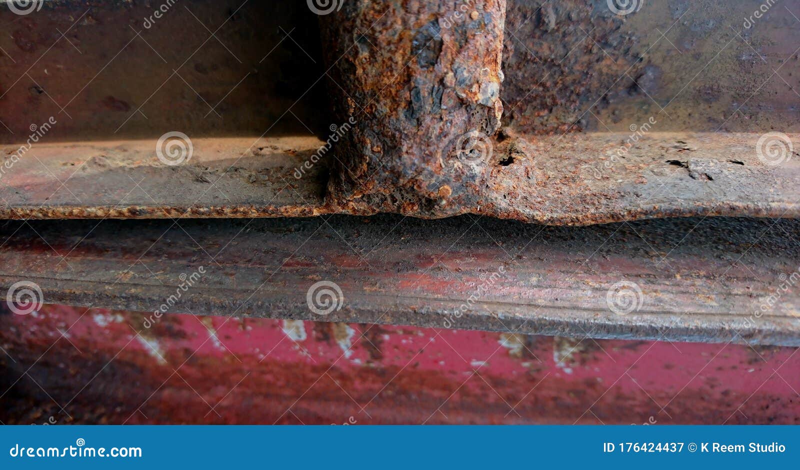 Enferrujamento E Textura De Ferro Danificada Fundo Enferrujado Imagem ...