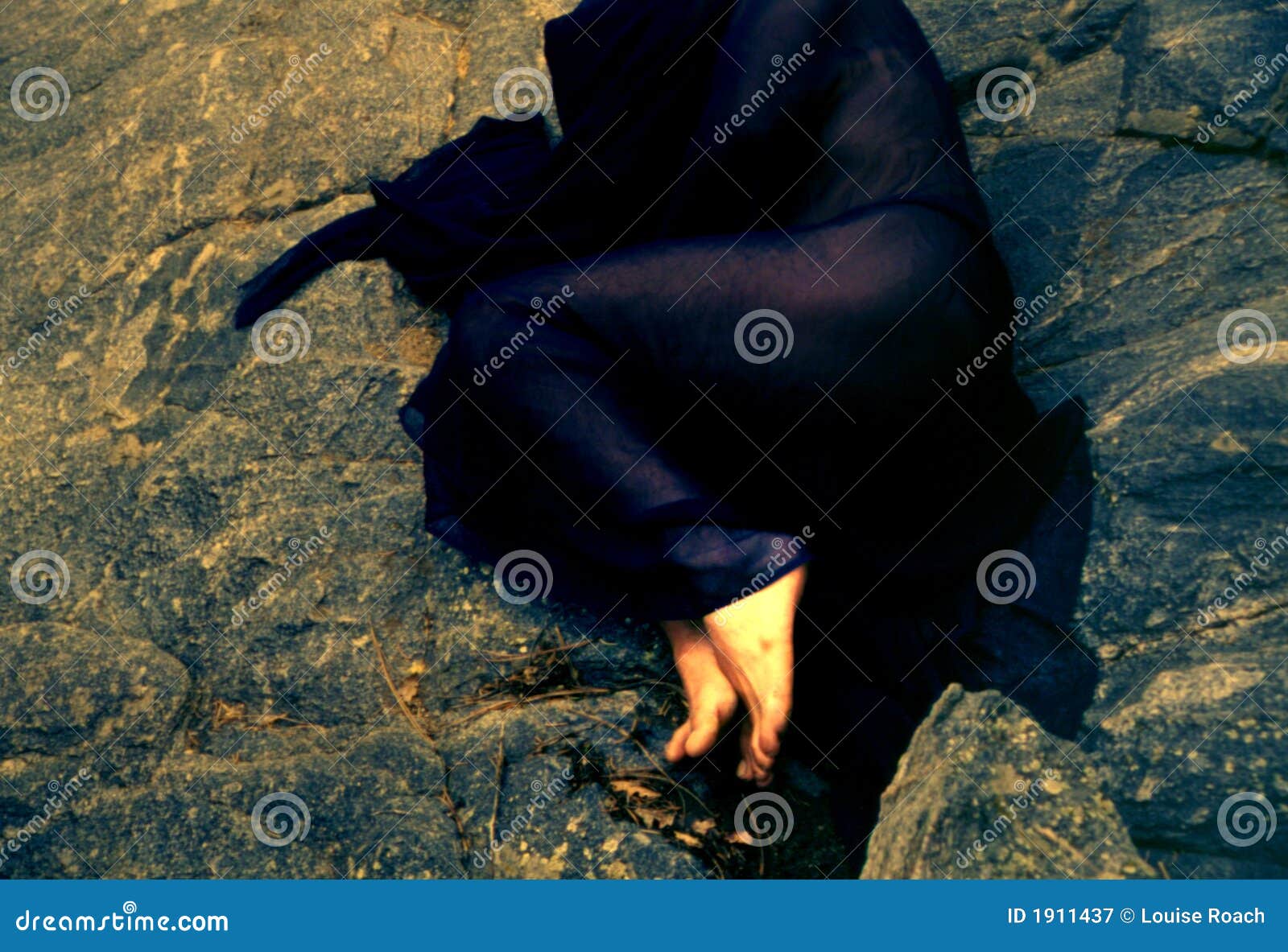 Enfolded stock image. Image of feet, male, blue, outside - 1911437