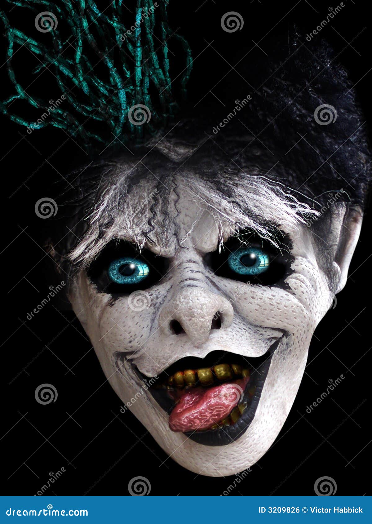 Eng Halloween masker stock foto. Image of paranormaal - 3209826