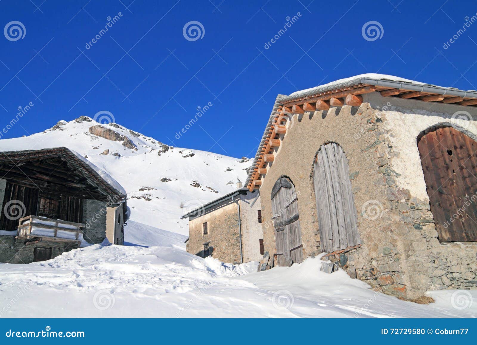 Engadina - la Svizzera fotografia stock. Immagine di fogliame - 72729580