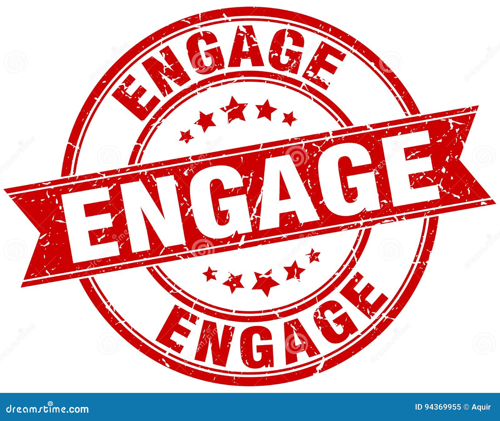 Engage round grunge stamp stock vector. Illustration of sign - 94369955