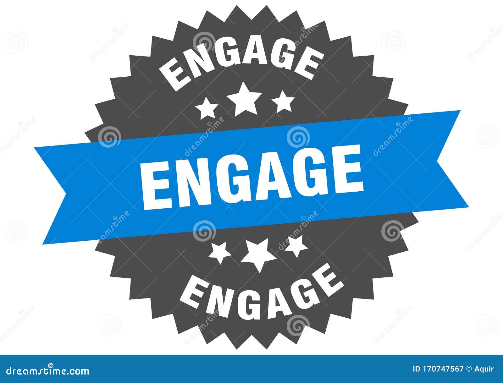 Engage Sign. Engage Circular Band Label. Engage Sticker Stock Vector ...