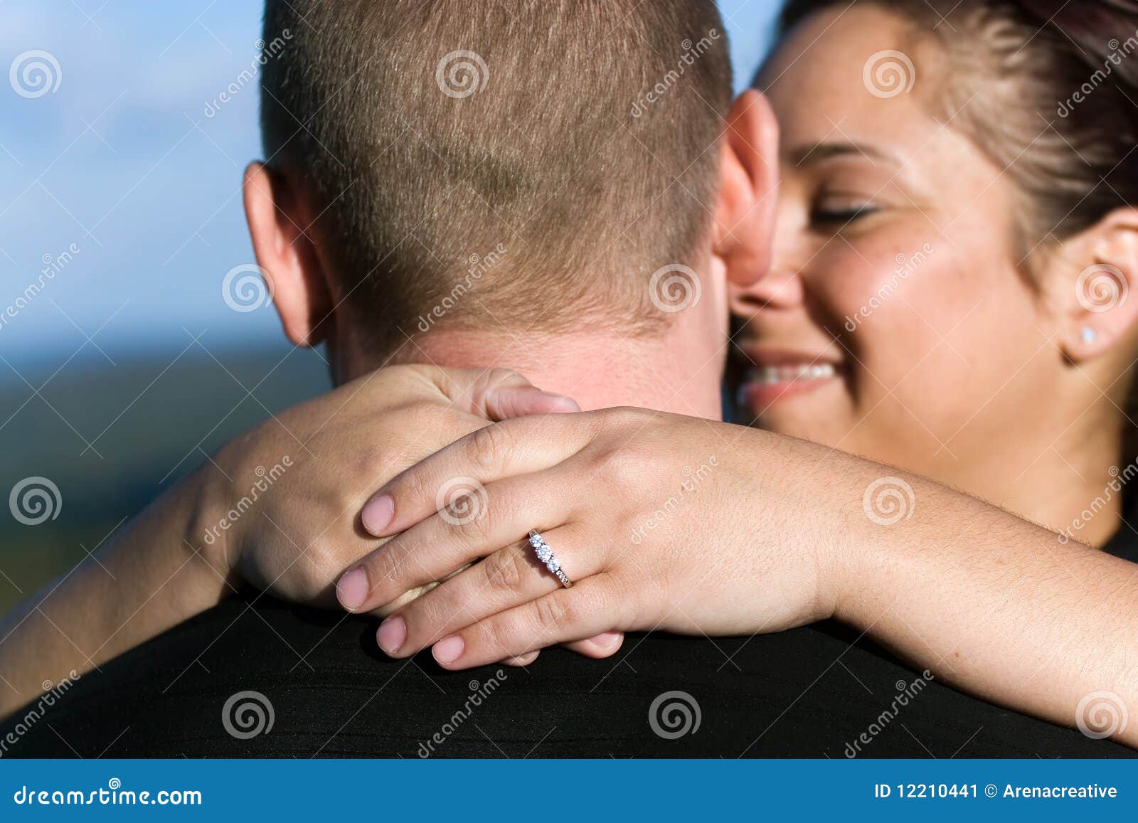 Engaged Couple stock image. Image of holding, male, love - 12210441