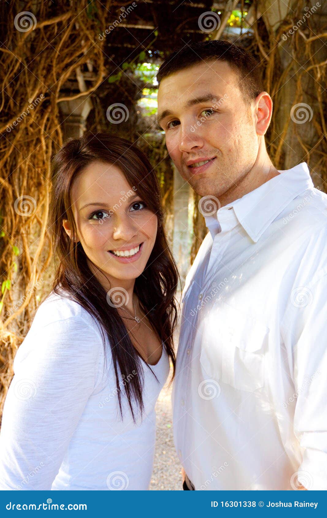 Engaged Couple stock photo. Image of people, cheerful - 16301338