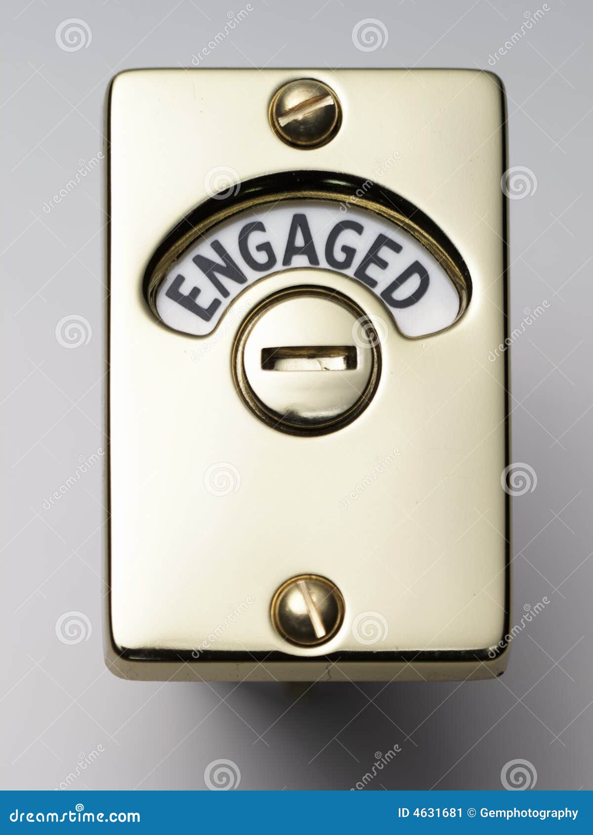 Engaged sign stock image. Image of signs, door, engaged - 4631681