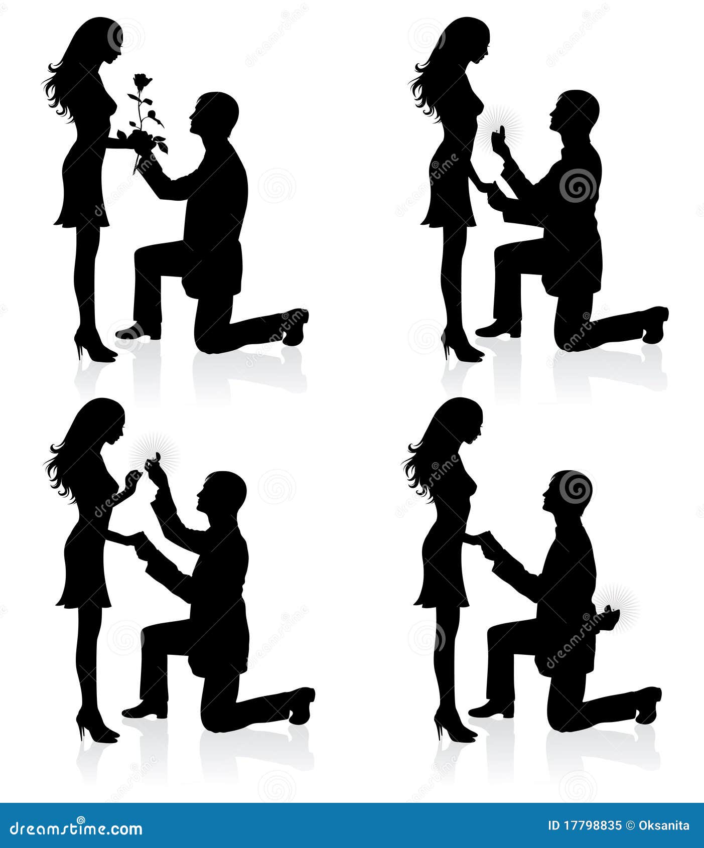 Engagement. stock vector. Illustration of isolated, people - 17798835