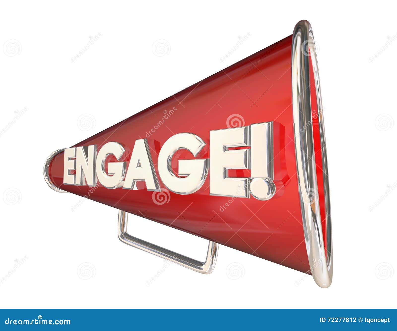 Communication Bullhorn Collage Vector Illustration | CartoonDealer.com ...