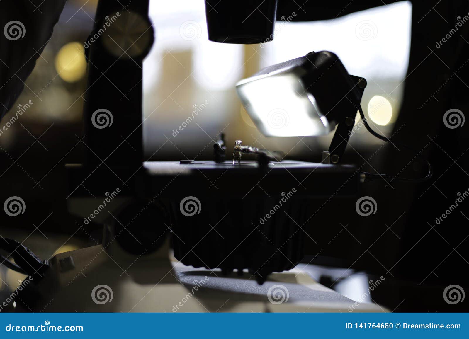 Engagement Ring Diamond Ring Inspection Stock Photo - Image of enjoying ...
