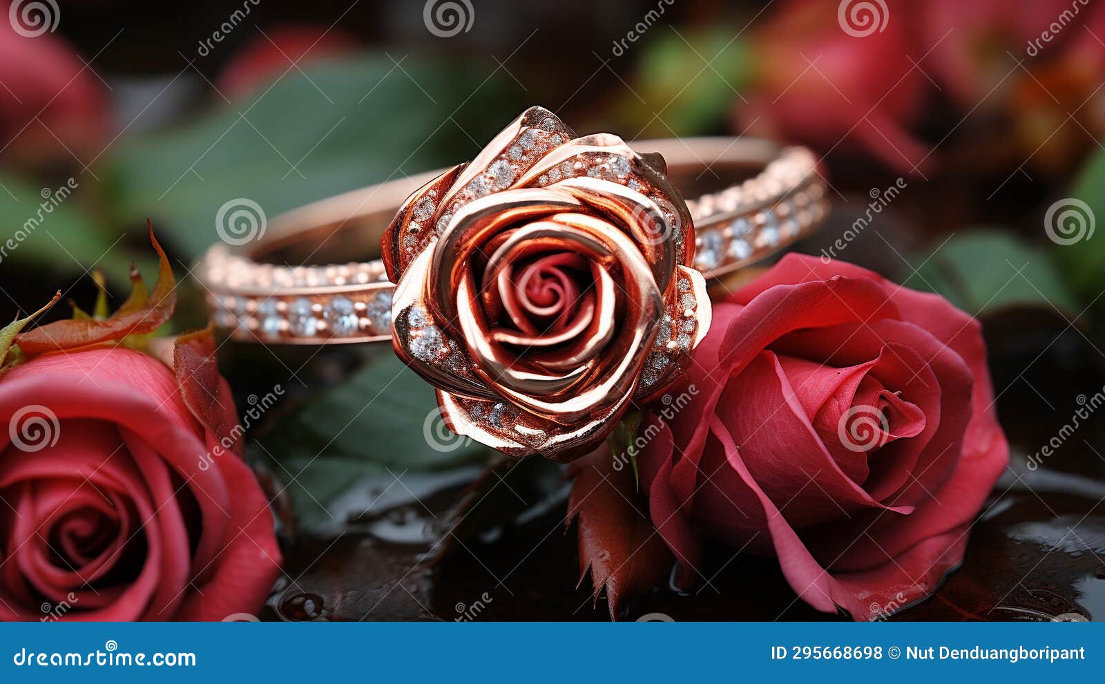 Engagement Rings Symbols of Love and Commitment Stock Illustration ...