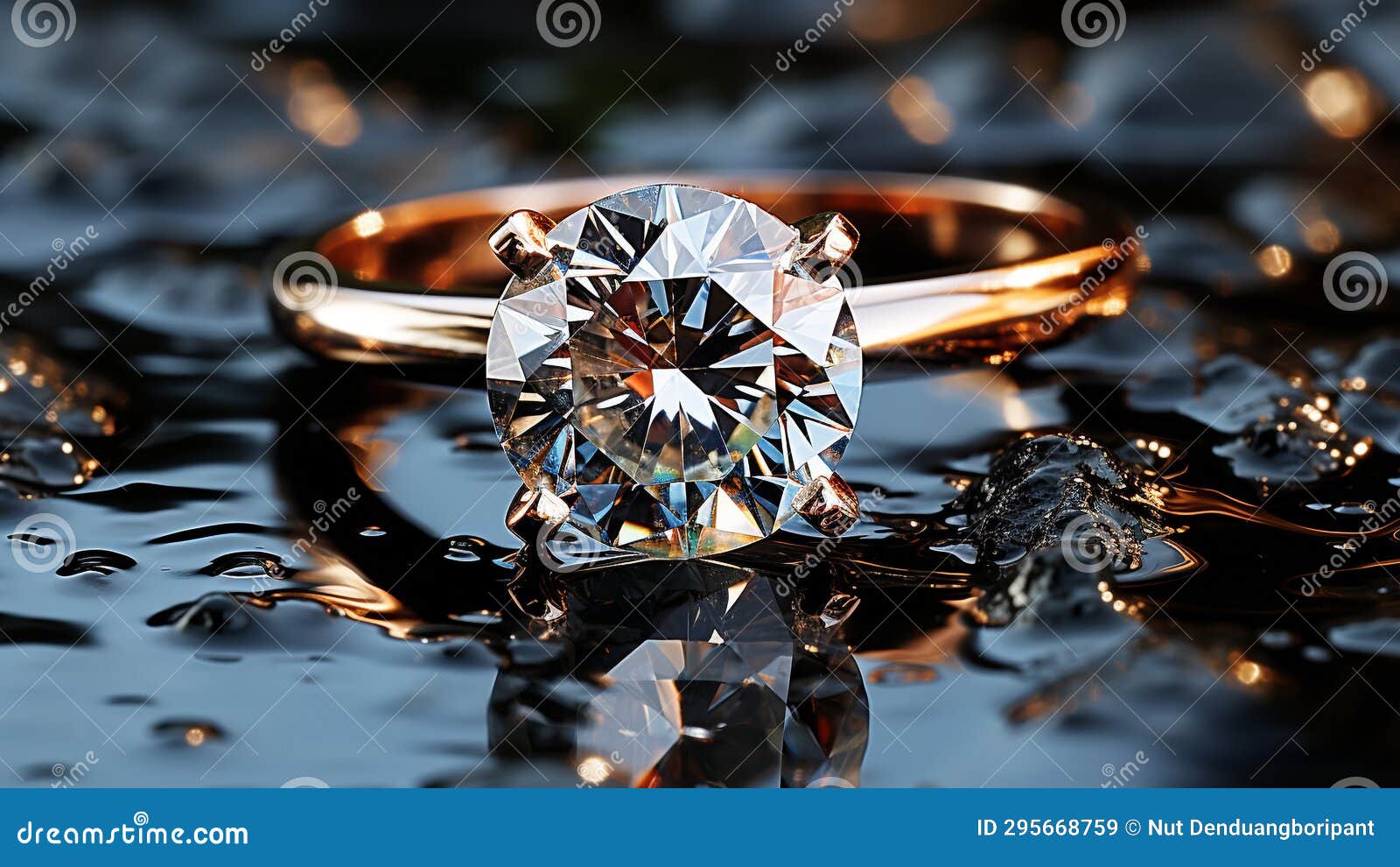 Engagement Rings Symbols of Love and Commitment Stock Illustration ...