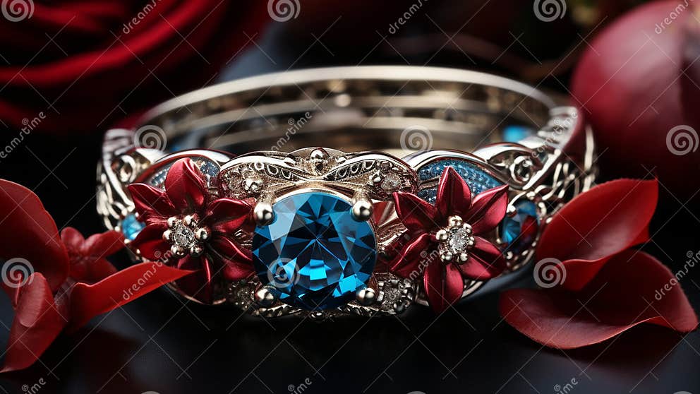 Engagement Rings Symbols of Love and Commitment Stock Illustration ...