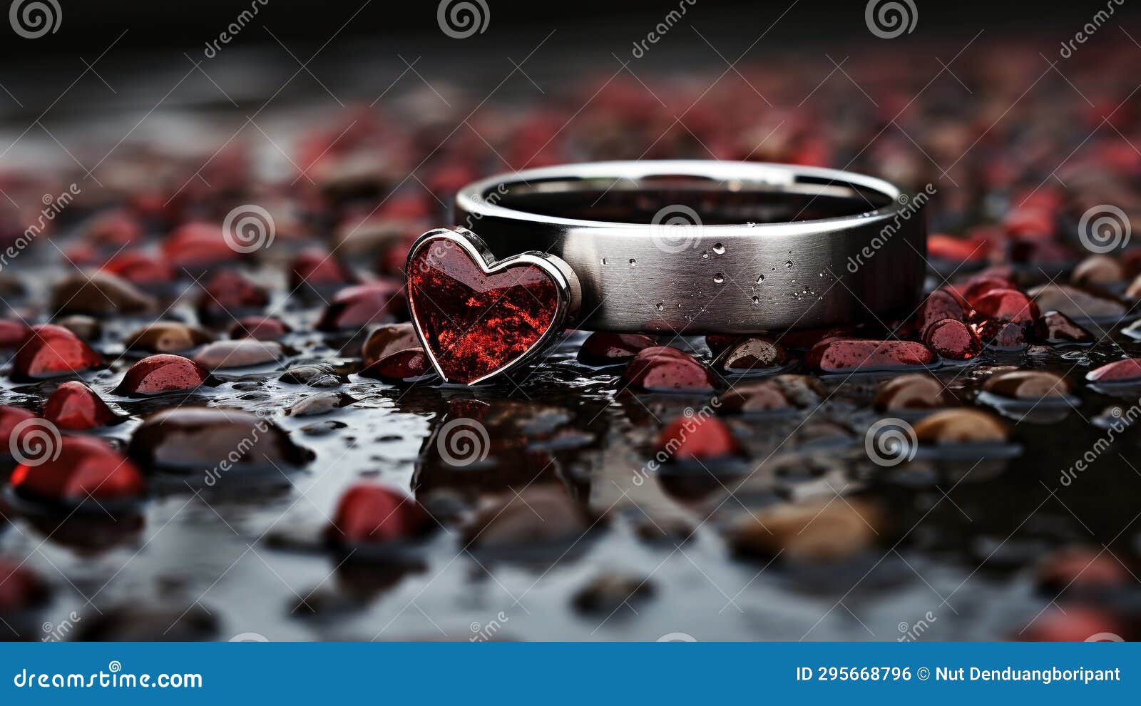 Engagement Rings Symbols of Love and Commitment Stock Illustration ...