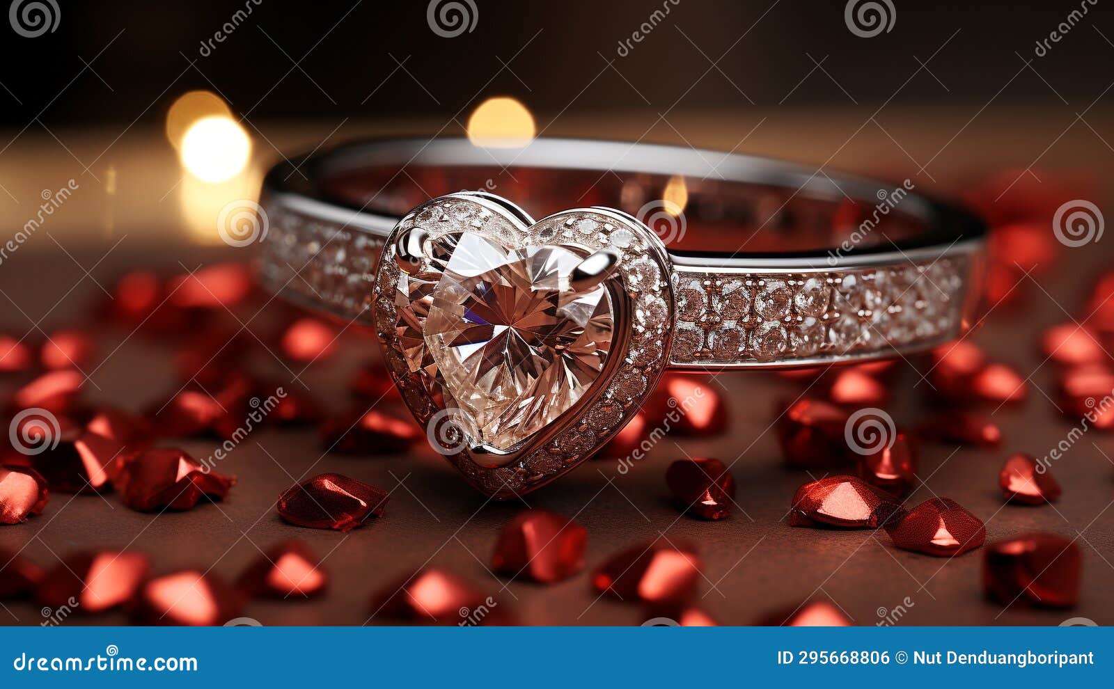 Engagement Rings Symbols of Love and Commitment Stock Illustration ...