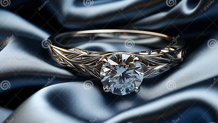 Engagement Rings Symbols of Love and Commitment Stock Illustration ...