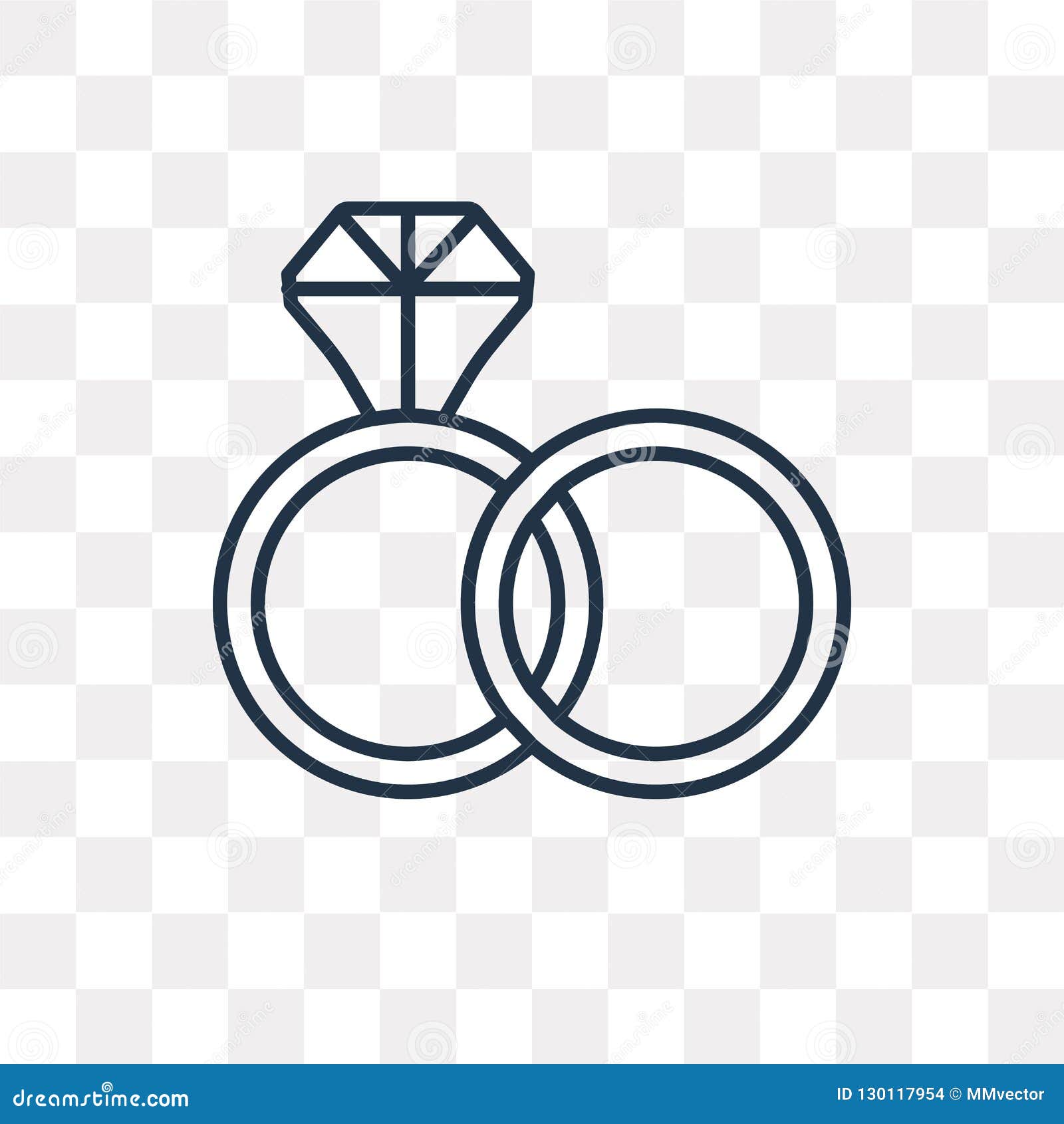 Engagement Vector Icon Isolated on Transparent Background, Linear ...