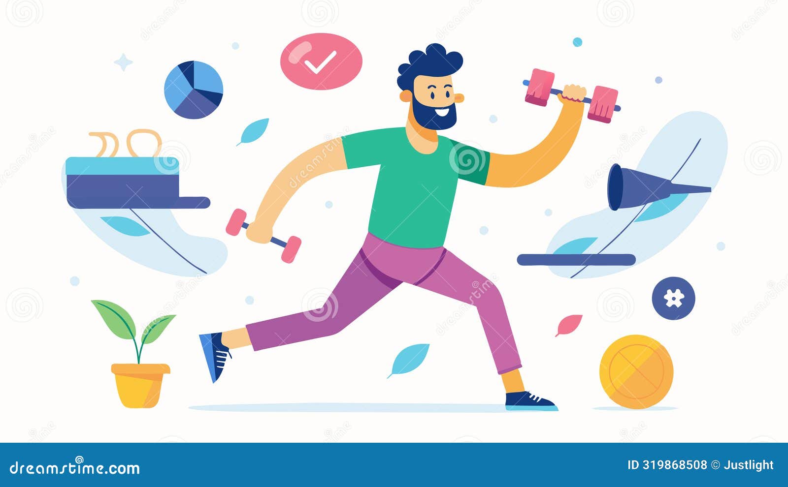 He Engages in Physical Activity for the Joy of Moving Rather Than ...