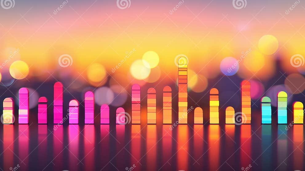 Engaging Audio Waveform Technology Backdrop for Creative Projects Stock ...
