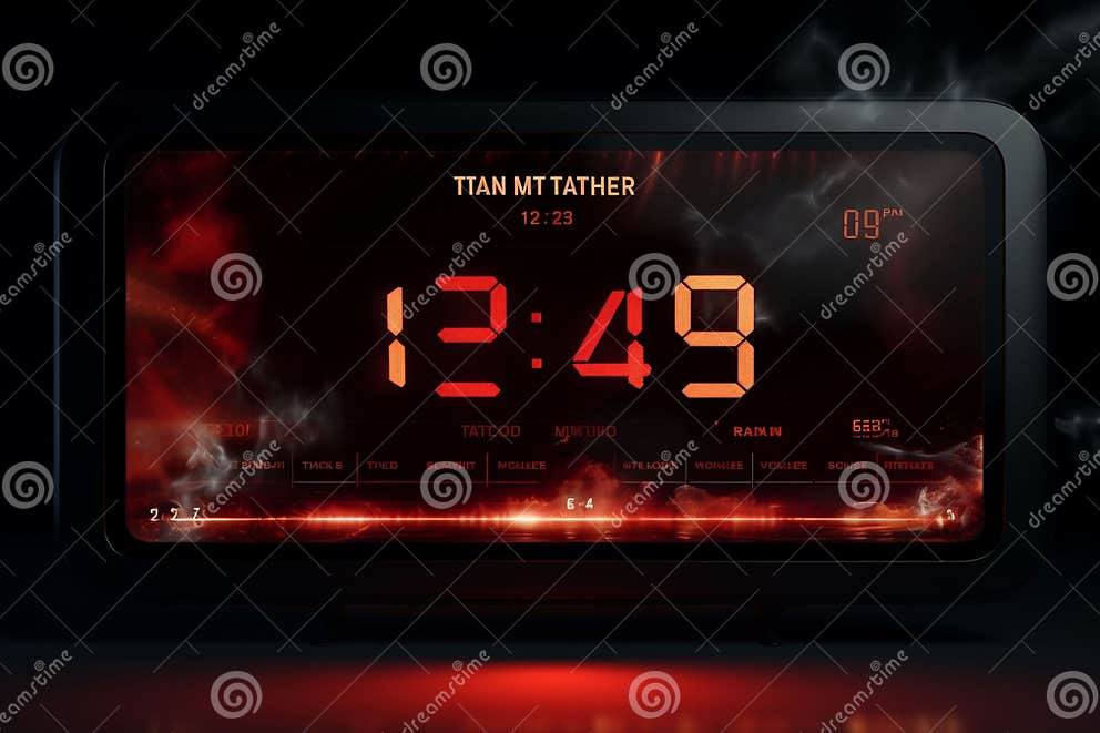Engaging Black Friday Countdown Timer Overlay Stock Illustration ...