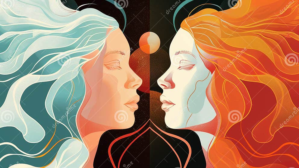 Intertwined Souls an Artistic Exploration of Connection that is Both ...