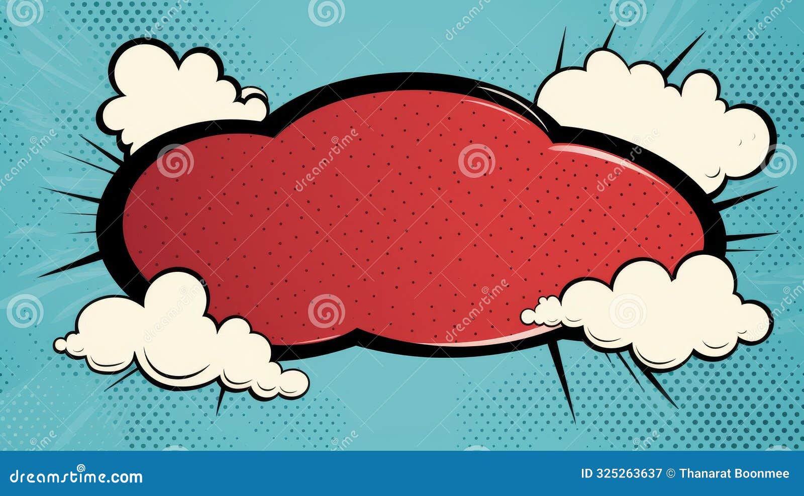 Engaging Cartoon Speech Bubble Design for Comic Strips Stock ...