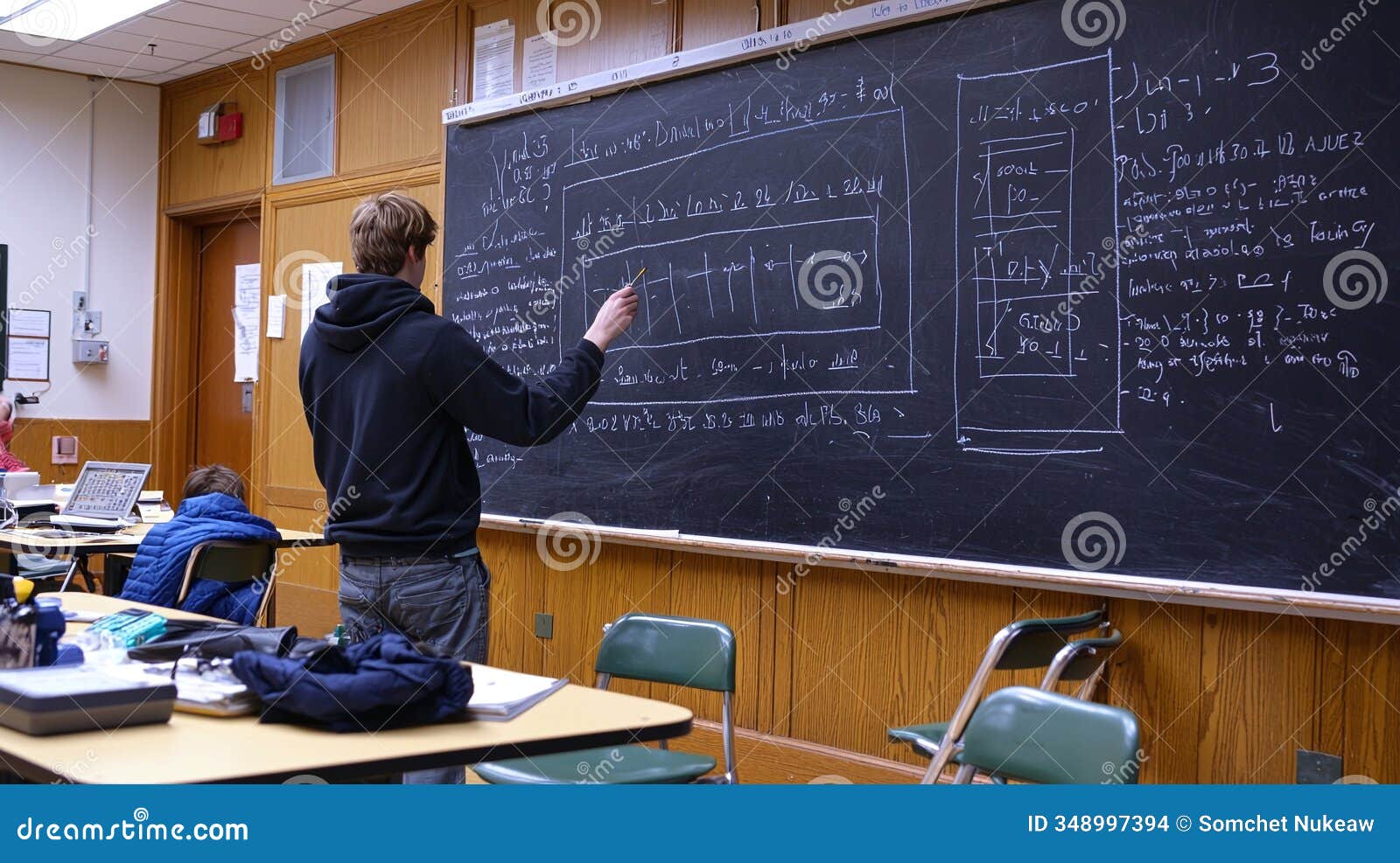 An Engaging Classroom Scene, Showcasing The Interaction Between ...