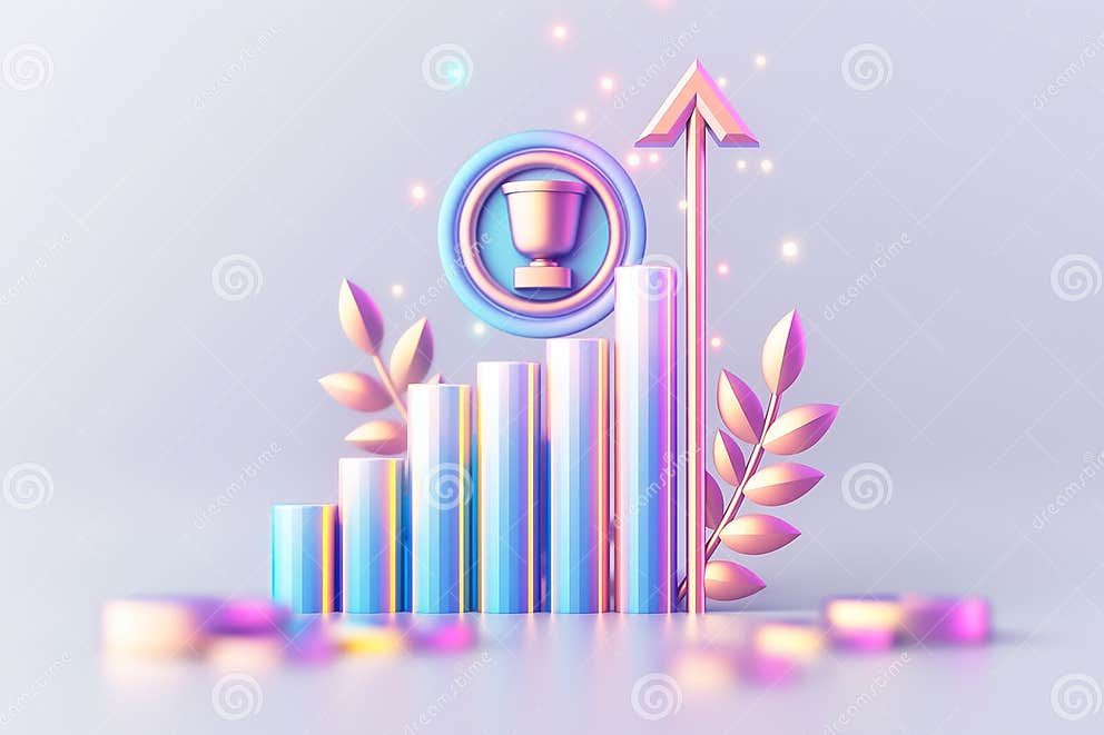 Engaging, Colorful Data Visualization Featuring Dynamic Growth ...