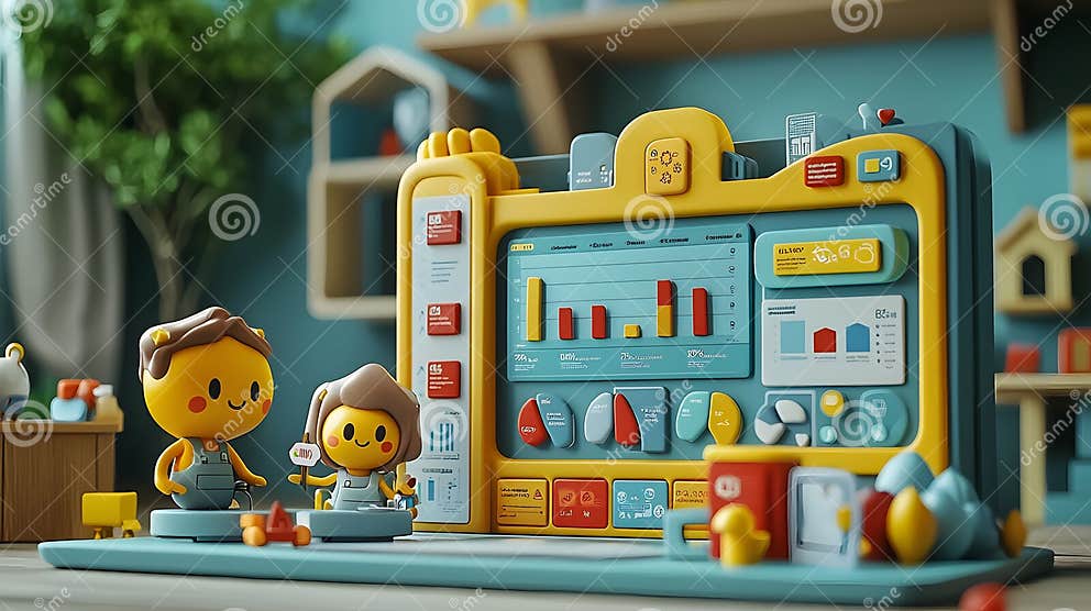 Engaging 3D Cartoon Infographics Involved in Analytical Activities ...