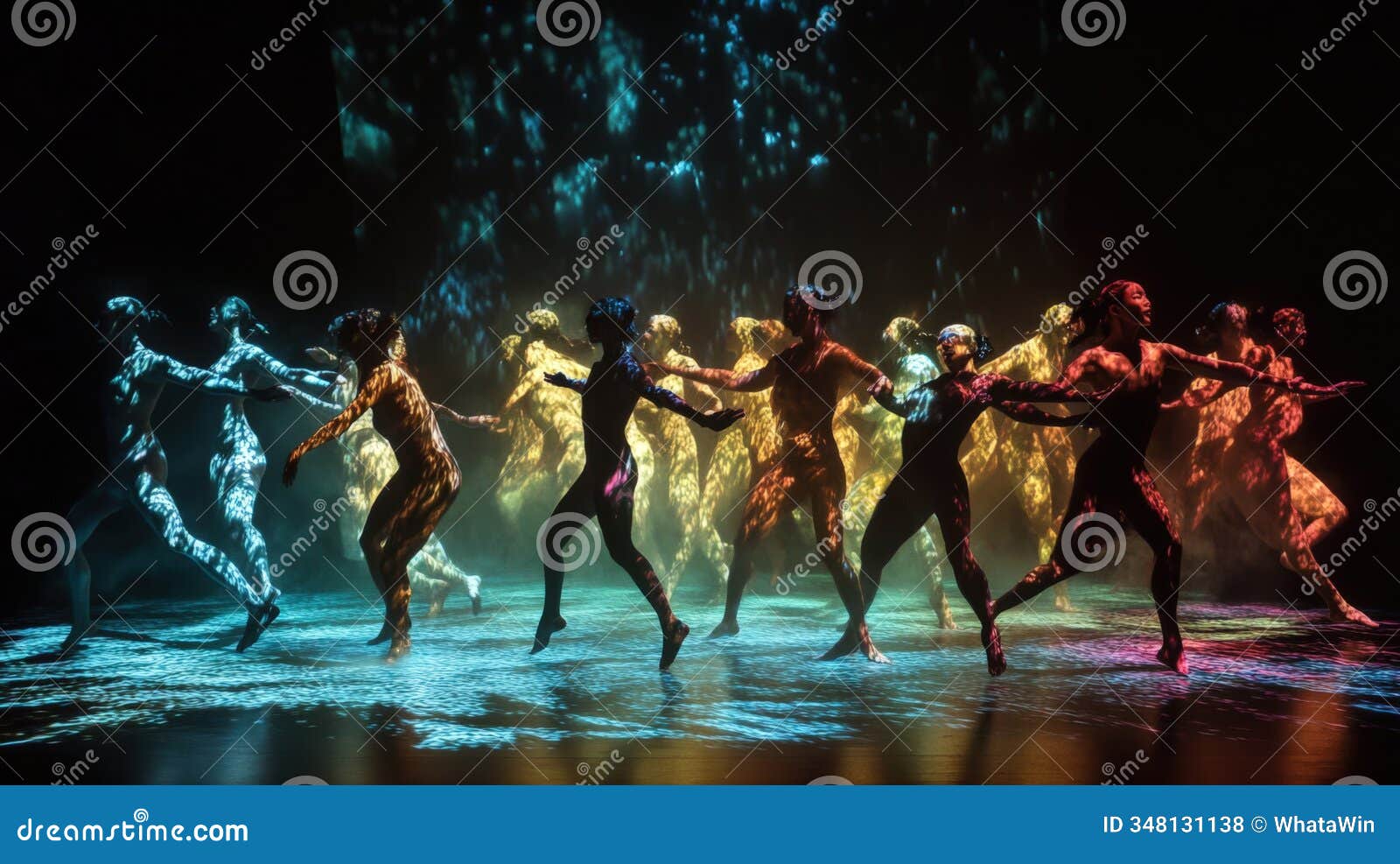 An Engaging and Dynamic Dance Performance Featuring Stunning Visual ...