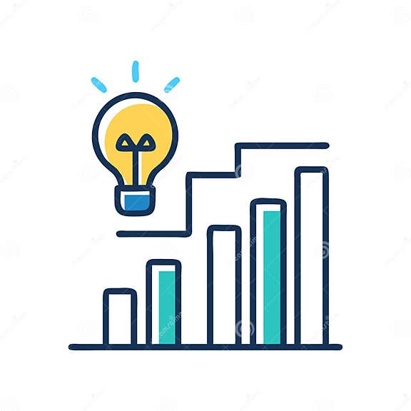 Engaging Icon for Data Driven Decisions Stock Vector - Illustration of ...