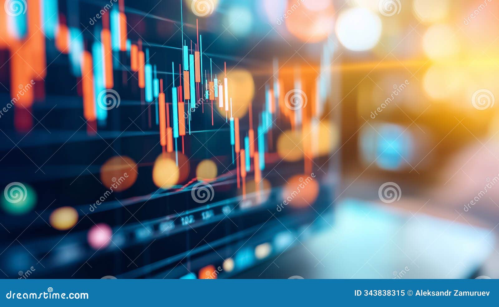 An Engaging Stock Market Visualization Shows Rising and Falling Trends ...